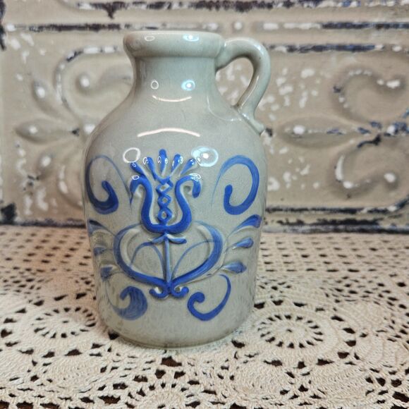 Inarco | Accents | Vintage Inarco Pottery Medium Jug Bud Vase Blue ...